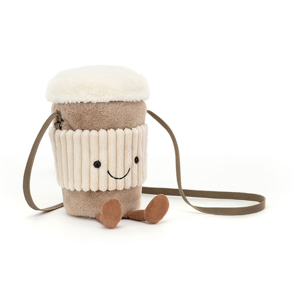 Amuseables Perkle Coffee Shoulder Bag | Jellycat; New Arrivals ...